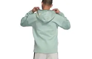 JORDAN Half Zipper Cardigan - Green