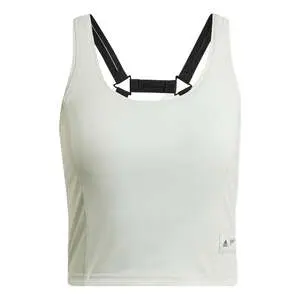 Adidas Parley Cropped Tank Top - White