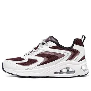 Sketchers Tres-air Uno "street Fl-air" Sneakers - White/burgundy