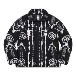 Supreme X South2 West8 Fleece Jacket - Black/white