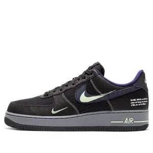 Nike Force 1 '07 Lv8 Low "future Swoosh" Sneakers - Black