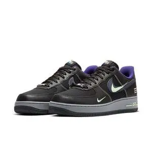 Nike Force 1 '07 Lv8 Low "future Swoosh" Sneakers - Black