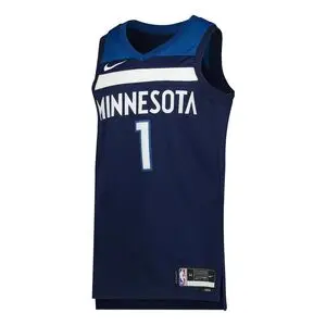 Nike Dri-fit Nba Minnesota Timberwolves Anthony Edwards Swingman Jersey - None