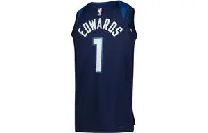 Nike Dri-fit Nba Minnesota Timberwolves Anthony Edwards Swingman Jersey - None