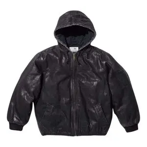 Supreme X Mm6 Maison Margiela Foil Hooded Work Jacket - Black