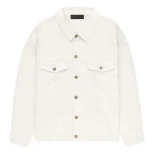 Fear Of God Fw23 Denim Jacket - White/beige