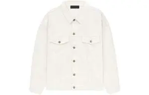Fear Of God Fw23 Denim Jacket - White/beige
