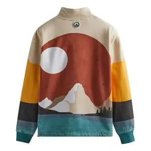 Kith For Columbia Quarter Zip 'sanguine
