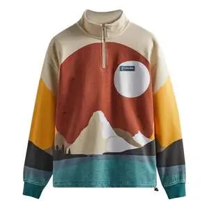 Kith For Columbia Quarter Zip 'sanguine - Multi-color