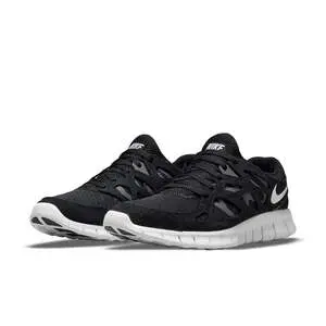 Nike Free Run 2 Athletic Sneakers - Black/white