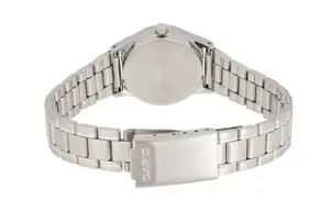 Casio Analog Quartz Watch With Stainless Steel Bracelet