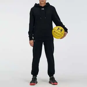 Under Armour Hustle Fleece Hoodie - Black