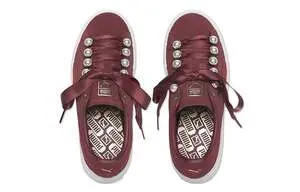PUMA Suede Platform Bling Sneakers - Red