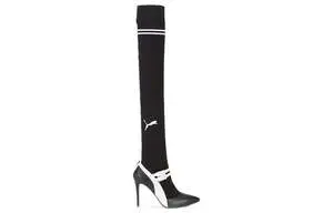 PUMA X Fenty Knitted Mary Jane High Heel Boots