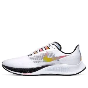 Nike Nike Air Zoom Pegasus 37 "Paint Splatter" Athletic Sneakers Red/white