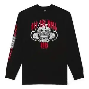 VANS X One Piece Long Sleeve T-shirt 'black - Black/white/red