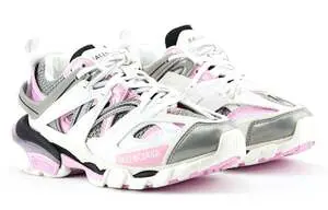 Balenciaga Track Sneaker - White/pink/grey