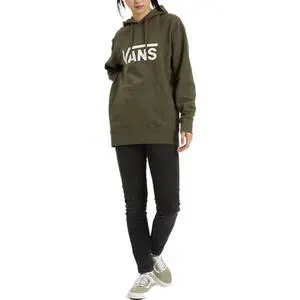 VANS Logo Print Pullover Hoodie