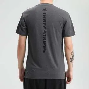 Adidas 3-bar Tech Tee With Alphabet Printing