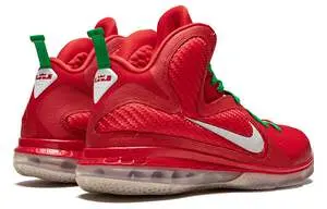 Nike Lebron "christmas" Basketball Sneakers - Red/silver/white