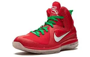 Nike Lebron "christmas" Basketball Sneakers - Red/silver/white