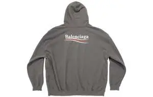 Balenciaga Political Campaign Hoodie - Grey