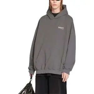 Balenciaga Political Campaign Hoodie - Grey