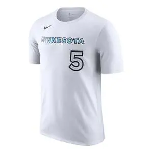 Nike Nba Minnesota Timberwolves Essential City Edition T-shirt 'anthony Edwards - White