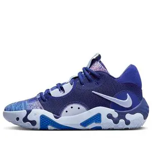 Nike Pg 6 "blue Paisley" Athletic Sneakers - Blue/pink
