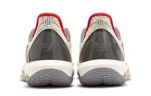 361 DEGREES Big3 4.0 Quick Movable Type Printing Sneakers - Beige/grey/red
