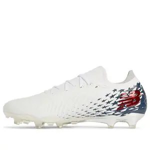 NEW BALANCE Tekela V4 Pro Low Fg "queens' Finest" Soccer Cleats - White/red/blue