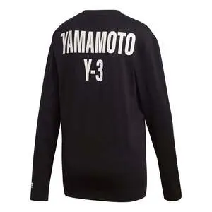 Adidas Y-3 Ch2 Back Alphabet Long Sleeve T-shirt