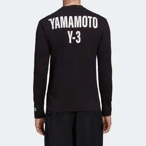 Adidas Y-3 Ch2 Back Alphabet Long Sleeve T-shirt