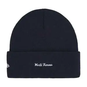 Supreme New Era Bo Logo Beanie - Navy