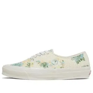 VANS Kith X Vans OG Authentic LX Vintage Roses Sneakers Cream/green
