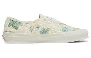 VANS Kith X Og Authentic Lx Vintage Roses Sneakers - Cream/green