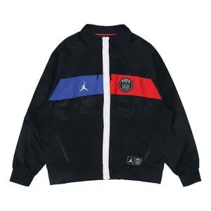 JORDAN Paris Saint-germain Flight Suit Jacket - Black