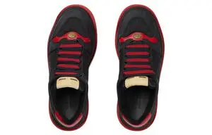 Gucci Screener Sneakers - Black/red