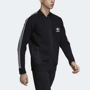 Adidas Originals Bf Knit Tt Track Jacket - Black