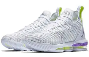 Nike Lebron 16 "buzz Lightyear" Mid Top Sneakers - Silver/white
