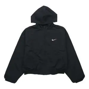 Nike X Fear Of God Hooded Bomber Jacket - Black