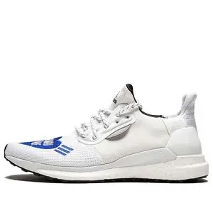 Adidas Human Made X Solar Hu Glide "blue Heart" Sneakers - White/blue