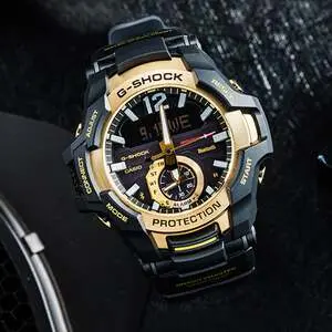 Casio G-shock Gravitymaster And Gold Smart Watch - Black