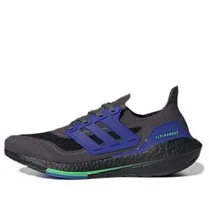 Adidas Adidas Ultraboost 21 Sneakers Grey Five/core Black/screaming Green