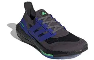 Adidas Ultraboost 21 Sneakers - Grey Five/core Black/screaming Green