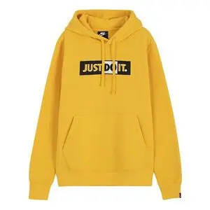 Nike Just Do It" Hoodie - Gold