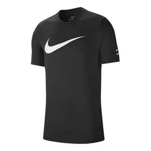 Nike Large Logo Short Sleeve T-shirt - Black