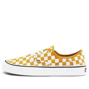 VANS Authentic Sf Checkerboard Sneakers - White/yellow