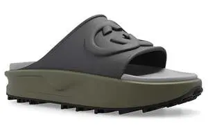 Gucci Interlocking G Slide - Dark Grey