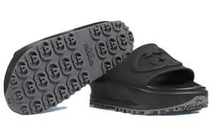 Gucci Interlocking G Slides - Black
